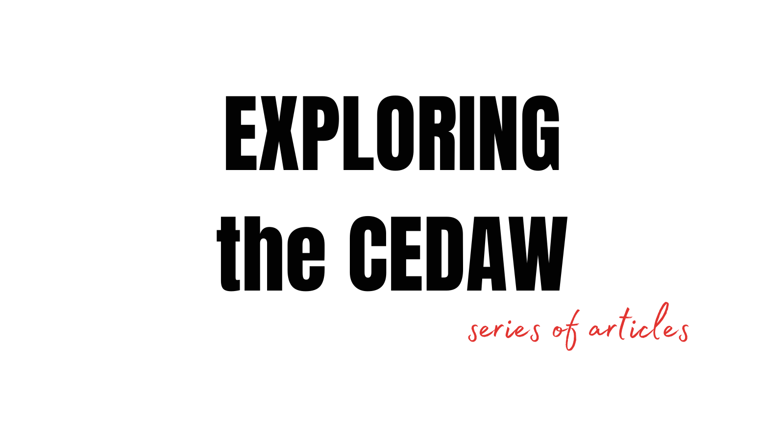 Using the CEDAW for Advocacy Beyond the Review Session - Kaleidoscope Trust